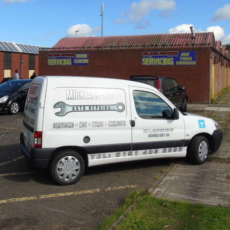 Car Van Auto Repairs Hebburn. Call Mick Abbott on 0191 4838886.